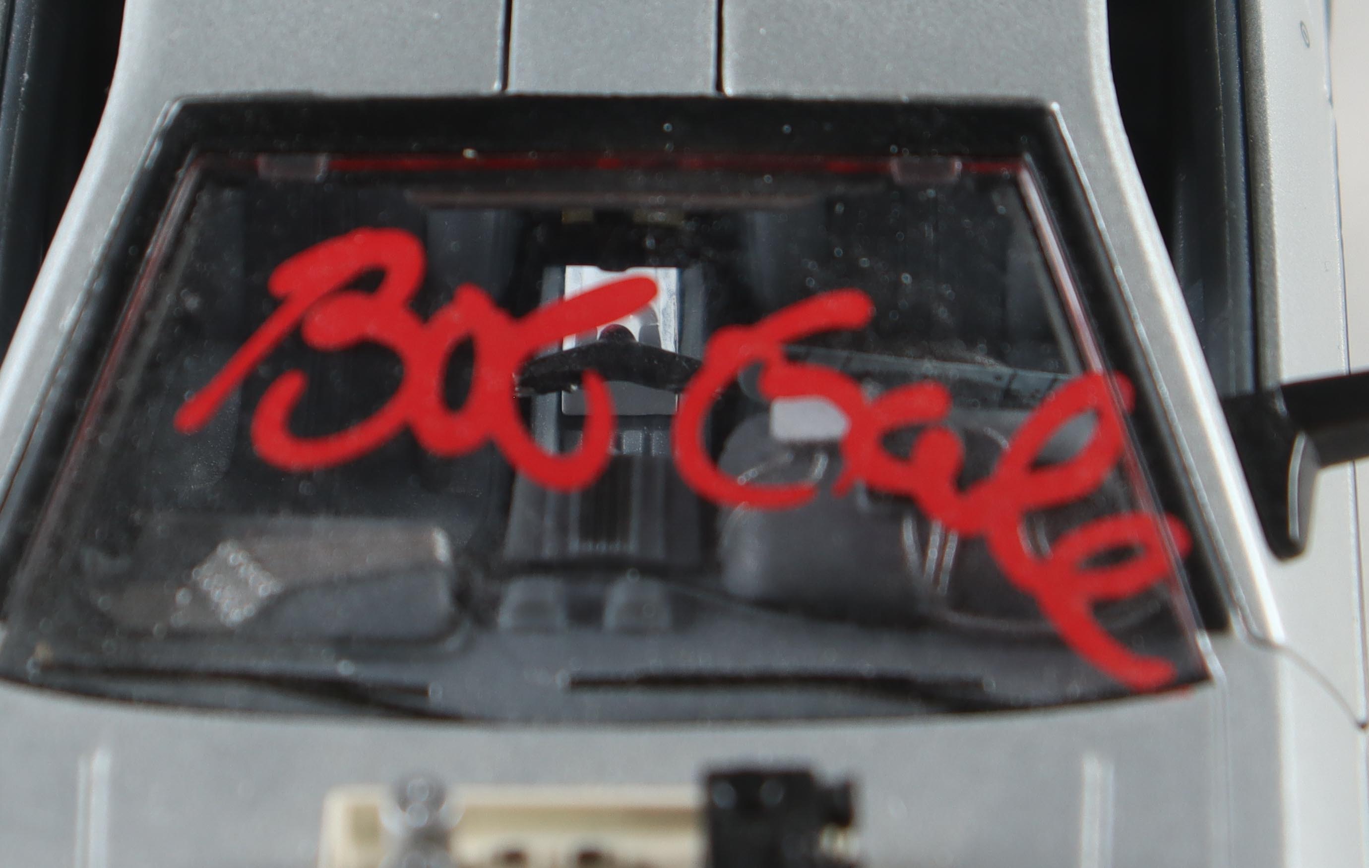 Bob Gale Signed "Back to the Future" DeLorean Time Machine Car (ACOA ...