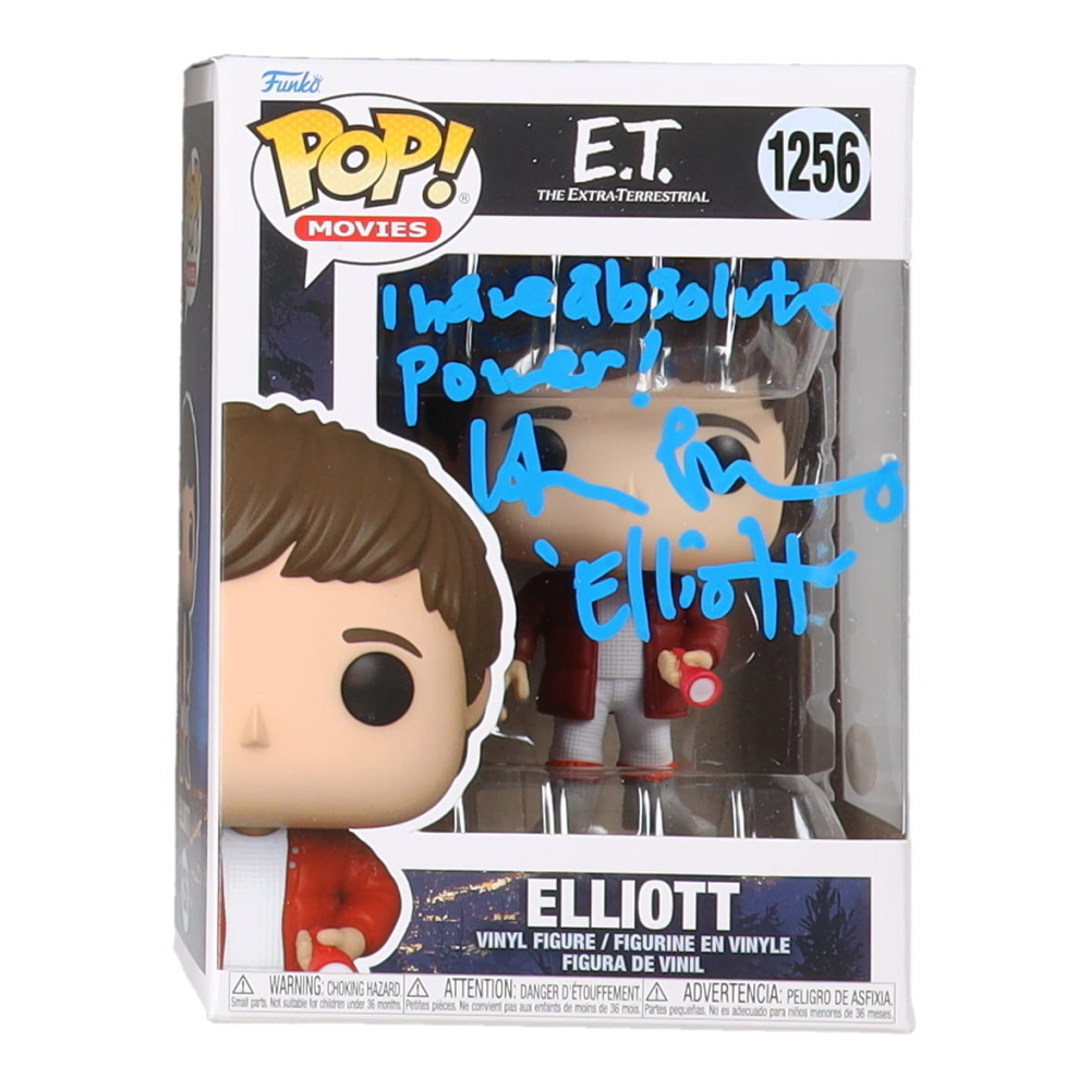 Henry Thomas Signed "E.T." #1256 Elliott Funko Pop! Vinyl Figure Inscribed "I Have Absolute ...