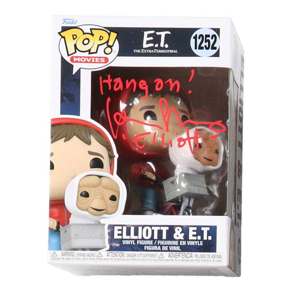 Henry Thomas Signed "E.T." #1252 Elliott & E.T. Funko Pop! Vinyl Figure ...