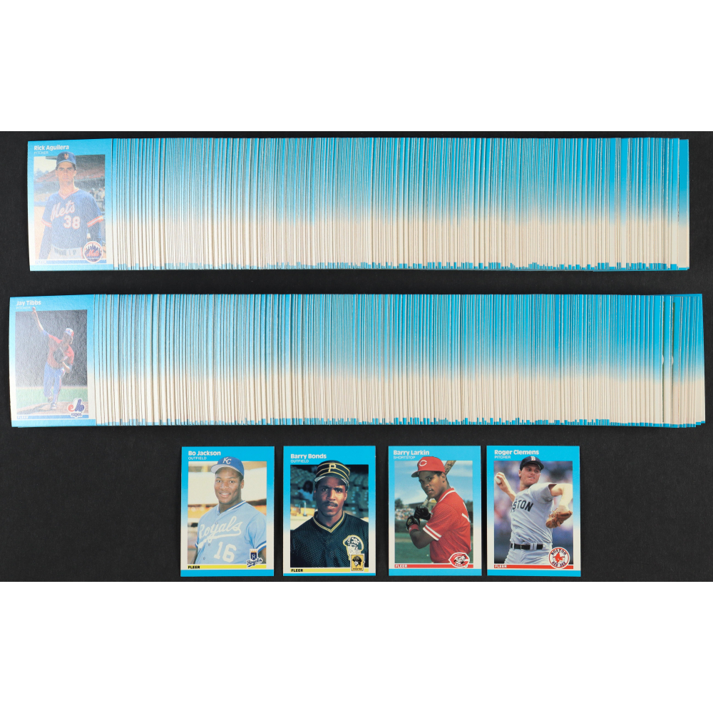 1987 Fleer Baseball Complete Set of (660) Cards with Barry Bonds #604 ...