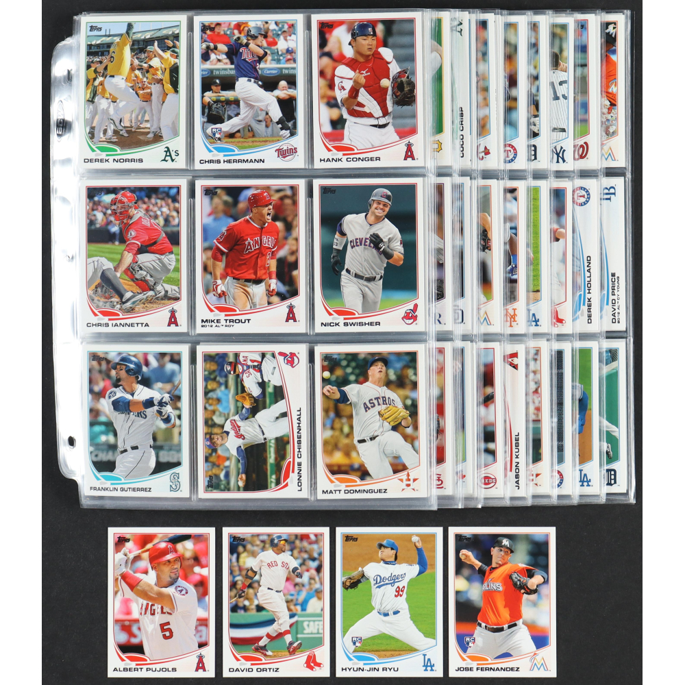 2013 Topps Baseball Series 2 Base Complete Set of (330) Cards with ...