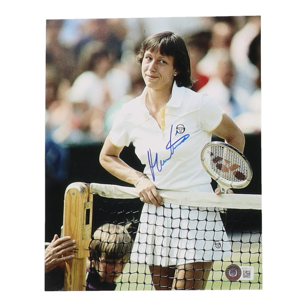 Martina Navratilova Signed 8x10 Photo (Beckett) | Pristine Auction