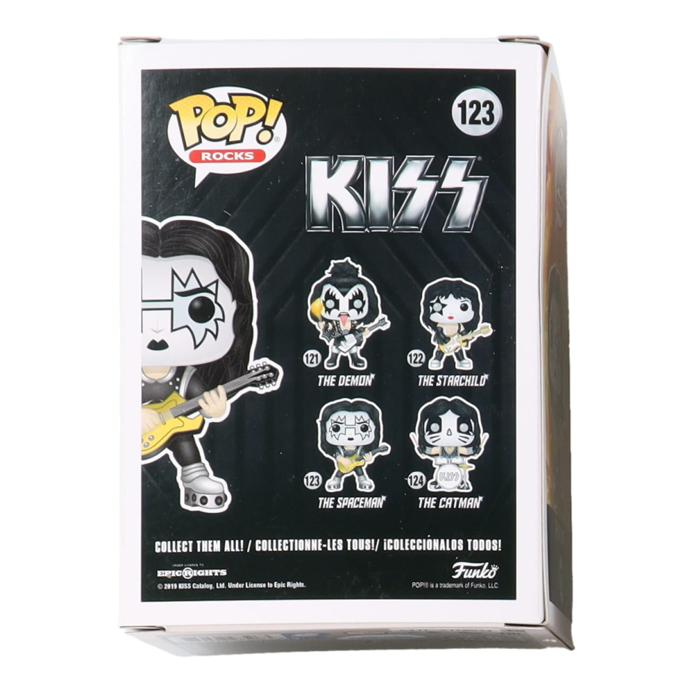 Ace Frehley Signed "Kiss" #123 The Spaceman Funko Pop! Vinyl Figure ...