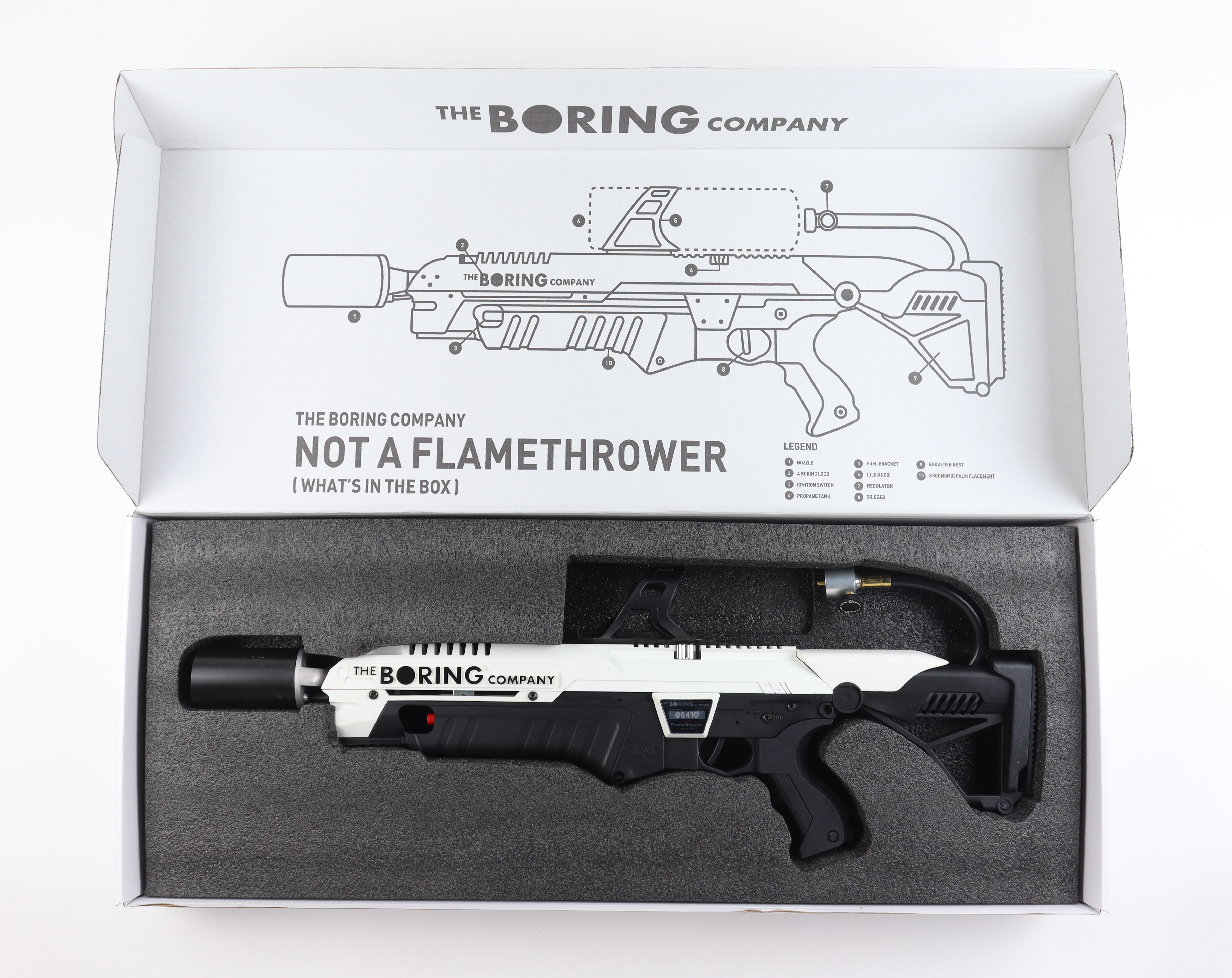 The Boring Company "Not A Flamethrower" With Original Box and Manual ...