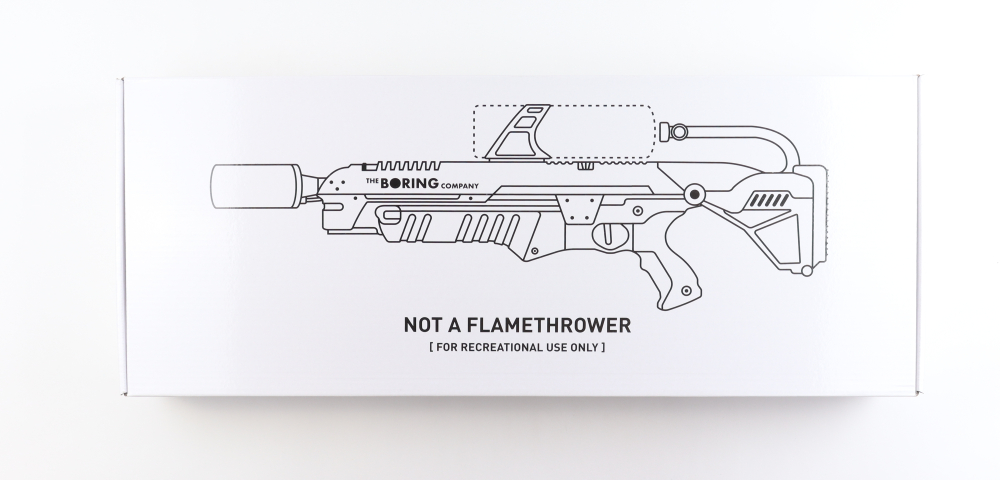 The Boring Company "Not A Flamethrower" With Original Box and Manual ...