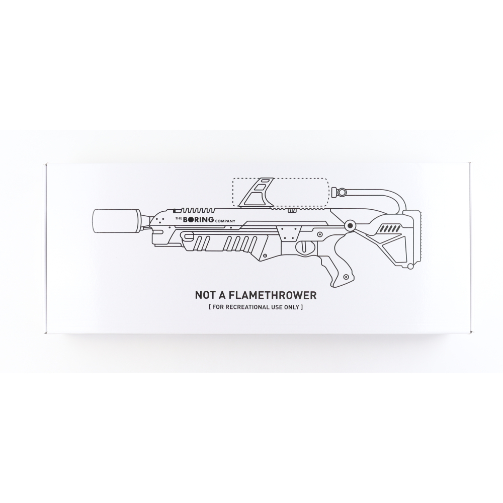 The Boring Company "Not A Flamethrower" With Original Box and Manual ...