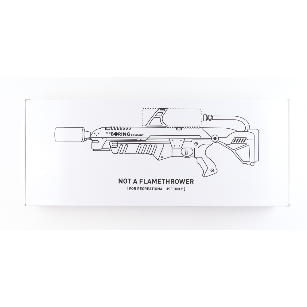 The Boring Company "Not A Flamethrower" With Original Box and Manual ...