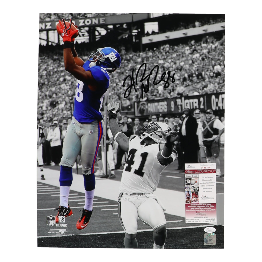 Hakeem Nicks Signed Giants 16x20 Photo (JSA) | Pristine Auction