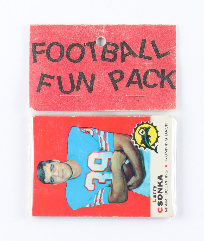 1969 Topps Football Fun Pack with (10) Cards | Pristine Auction