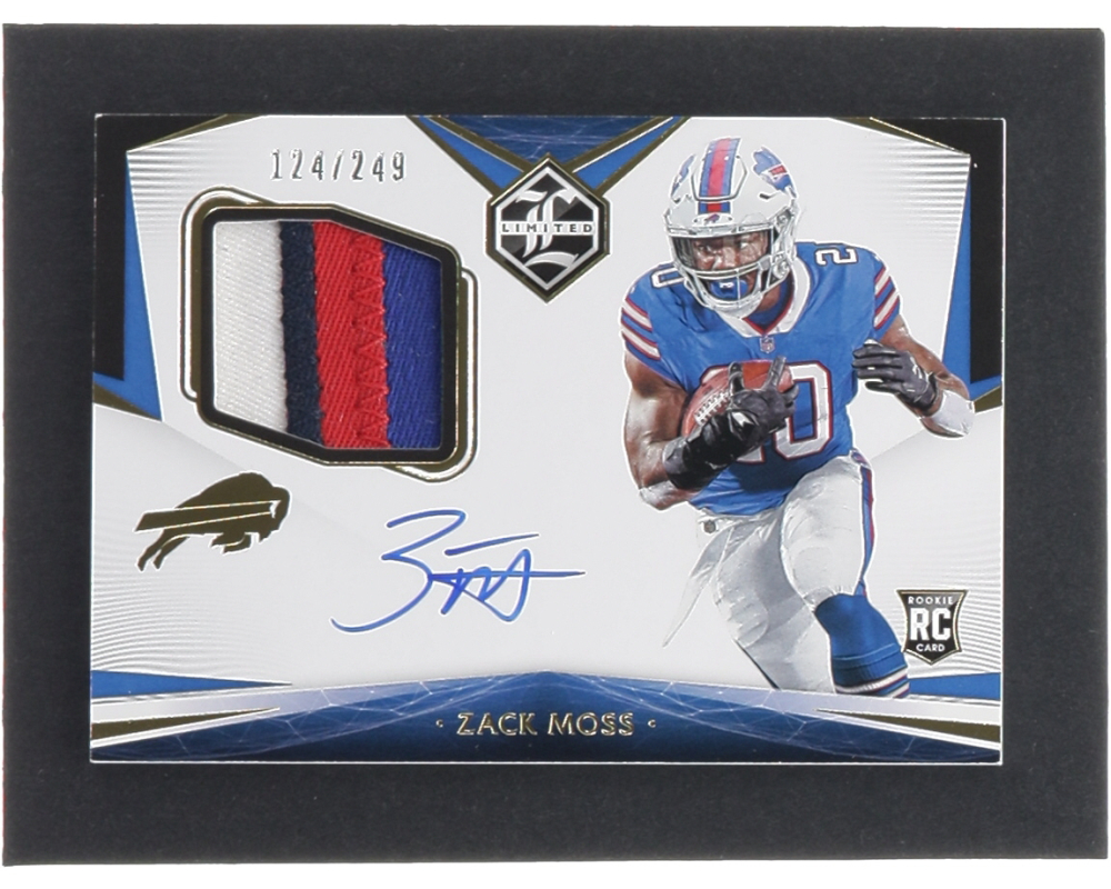 Zack Moss 2020 Limited #135 Jersey Autograph RC #124/249 | Pristine Auction