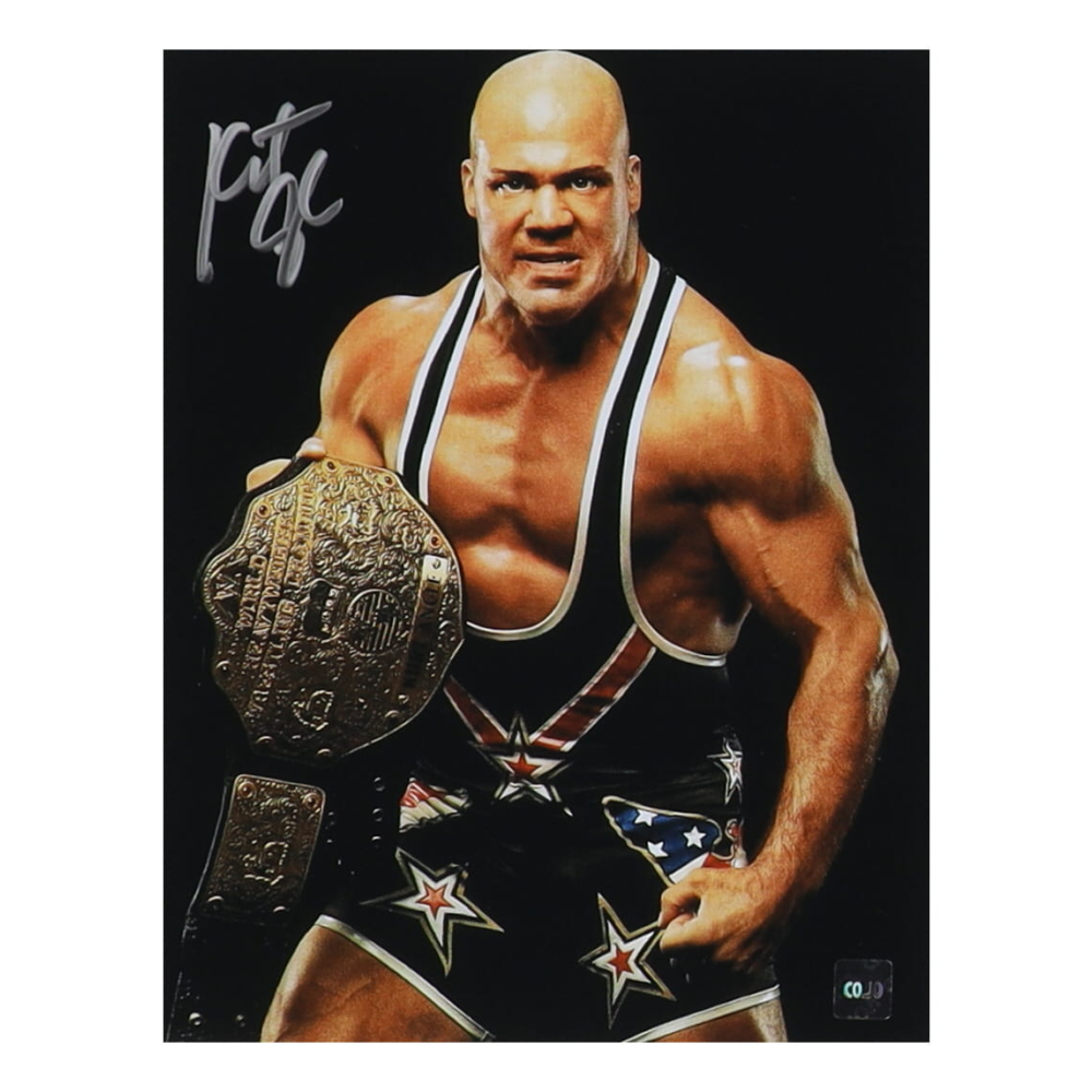 Kurt Angle Signed WWE 8x10 Photo (COJO) | Pristine Auction