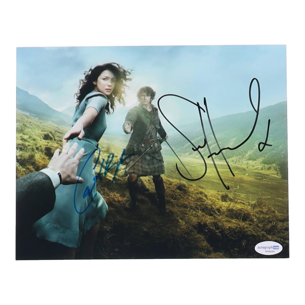 Sam Heughan & Caitriona Balfe Signed "Outlander" 8x10 Photo (ACOA ...