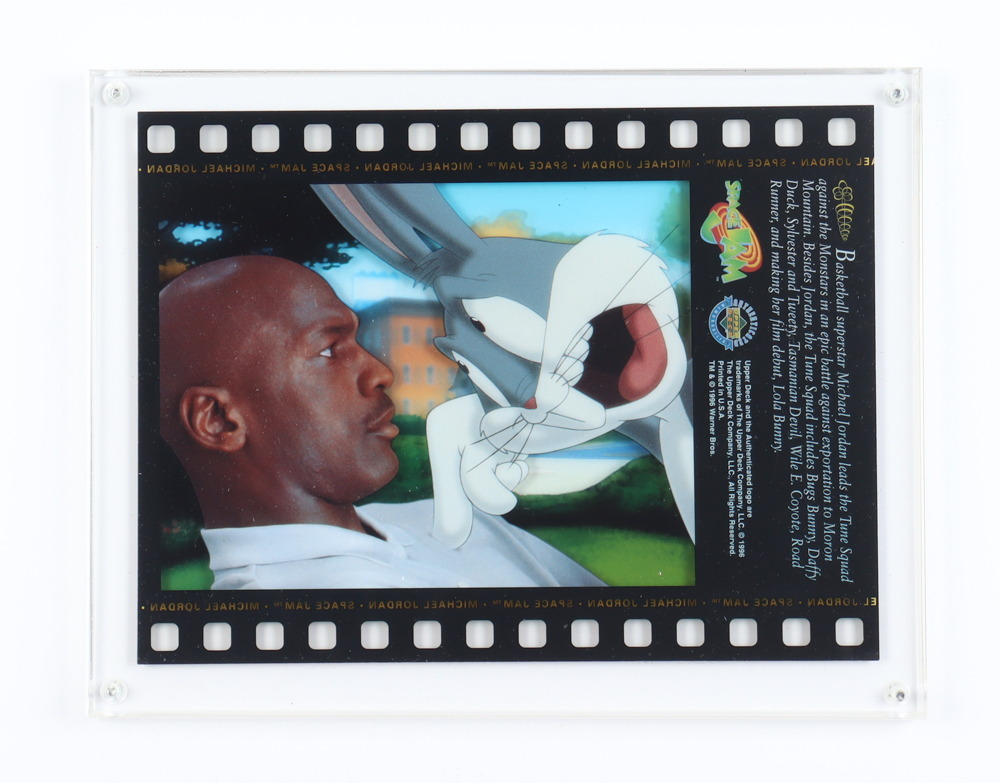 Upper Deck Michael Jordan & Bugs Bunny "Space Jam" LE Cell | Pristine Auction