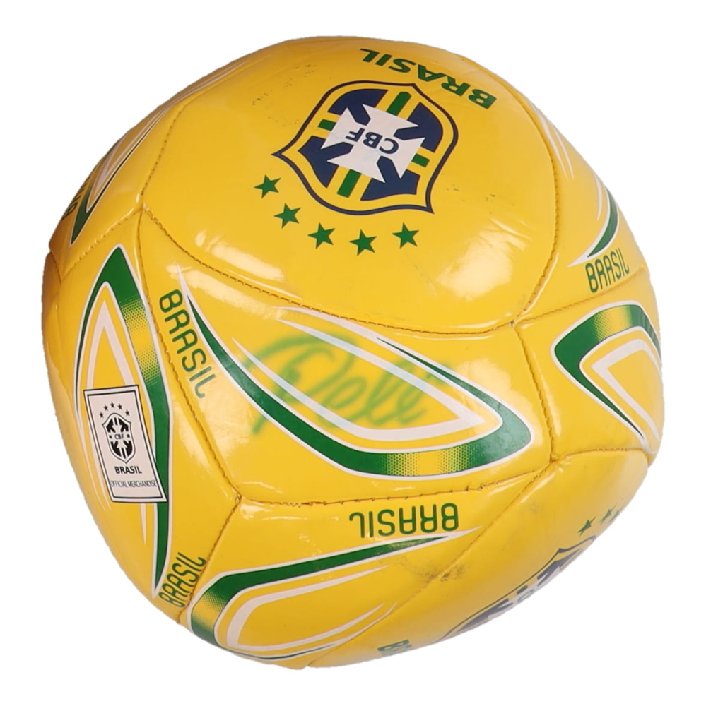 Pele Signed Team Brazil Soccer Ball (JSA) | Pristine Auction