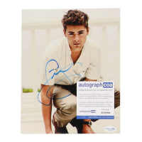 Zac Efron Signed 8x10 Photo (ACOA) | Pristine Auction
