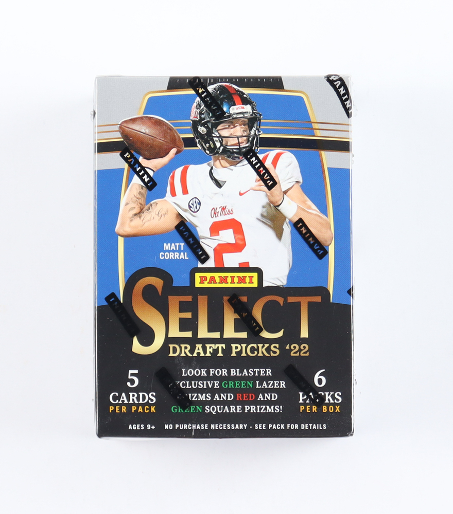 2022 Panini Select Draft Picks Football Blaster Box With (6) Packs ...