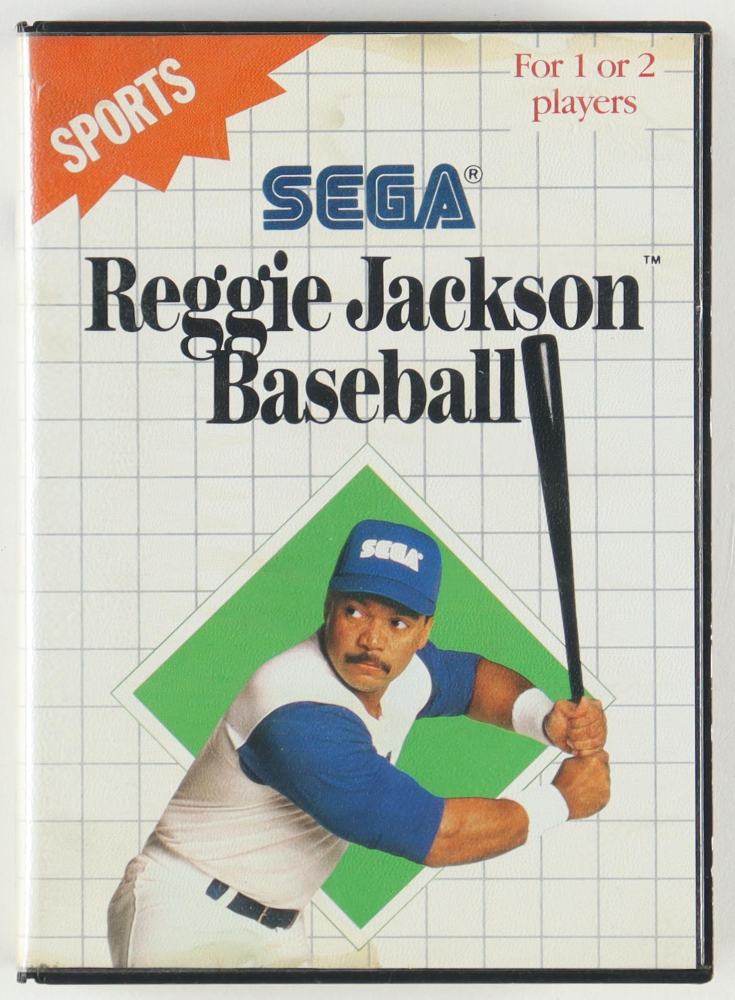 Reggie Jackson Signed "Reggie Jackson Baseball" Sega Master System ...
