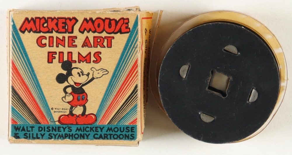 1940 Vintage Mickey Mouse Walt Disney 8mm Film Reel With Original Box ...