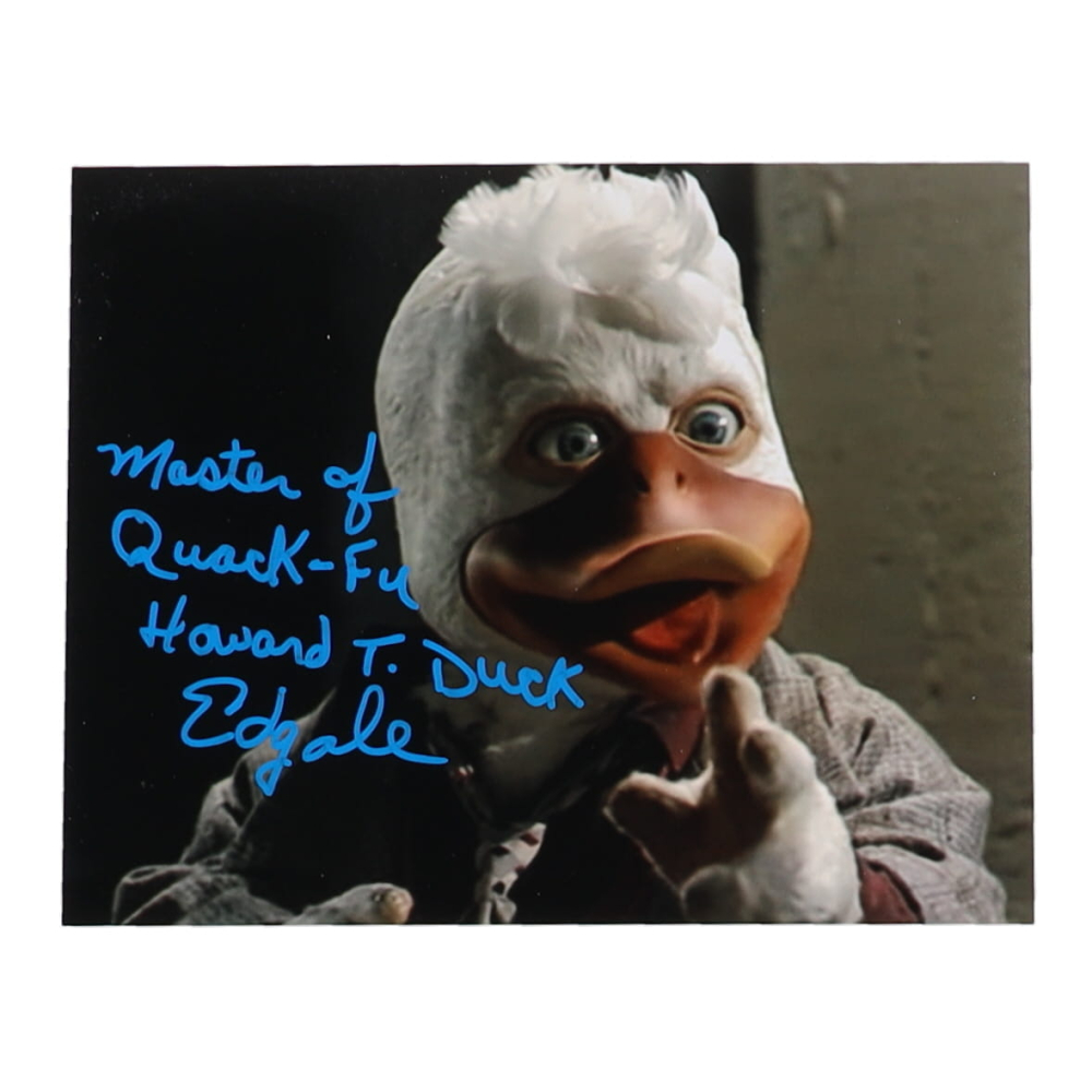 Ed Gale Signed "Howard the Duck" 8x10 Photo Inscribed "Master of Quack ...
