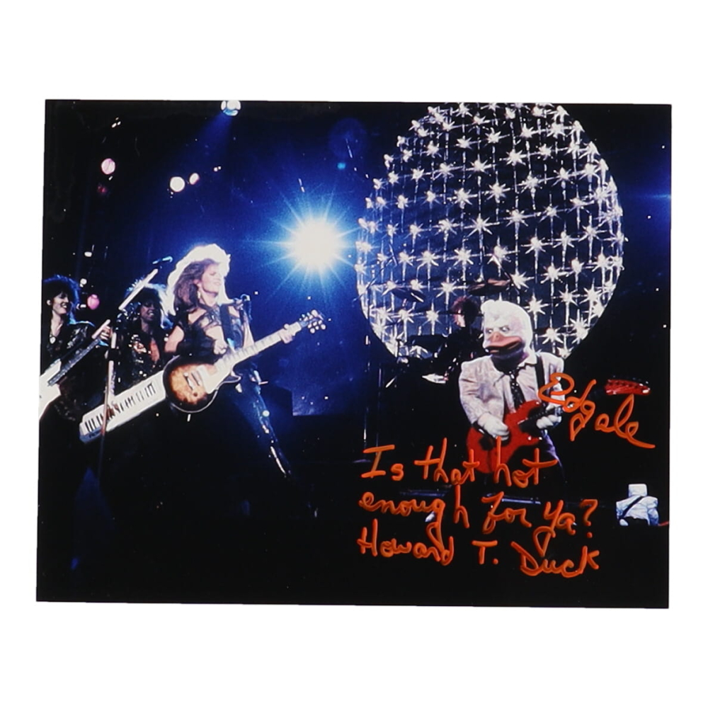 Ed Gale Signed "Howard the Duck" 8x10 Photo Inscribed "Howard T. Duck ...