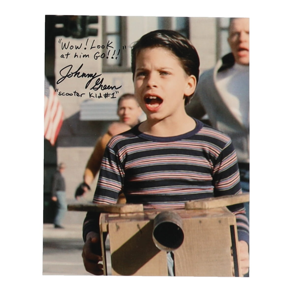 Johnny Green Signed “Back To The Future” 8x10 Photo with Character Name ...