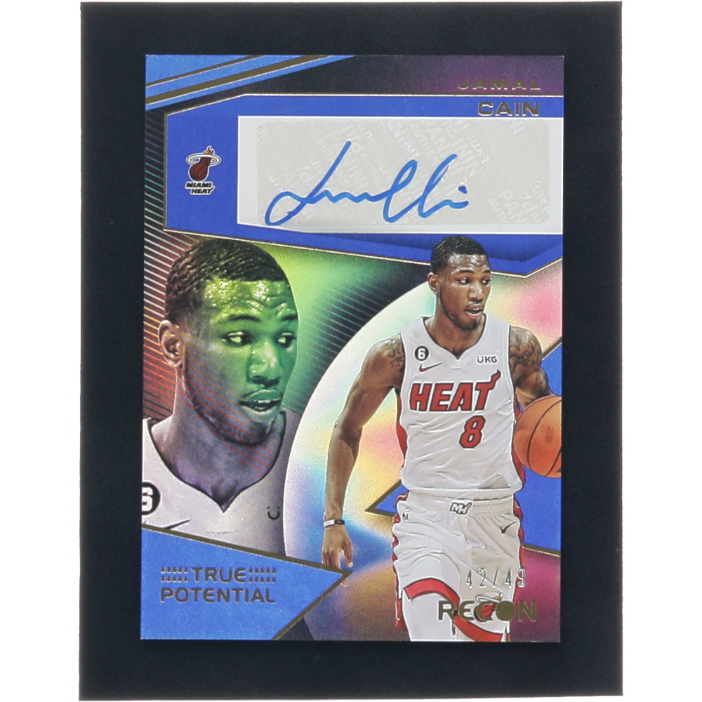 Jamal Cain 2022-23 Panini Recon True Potential Signatures Blue #15 RC ...