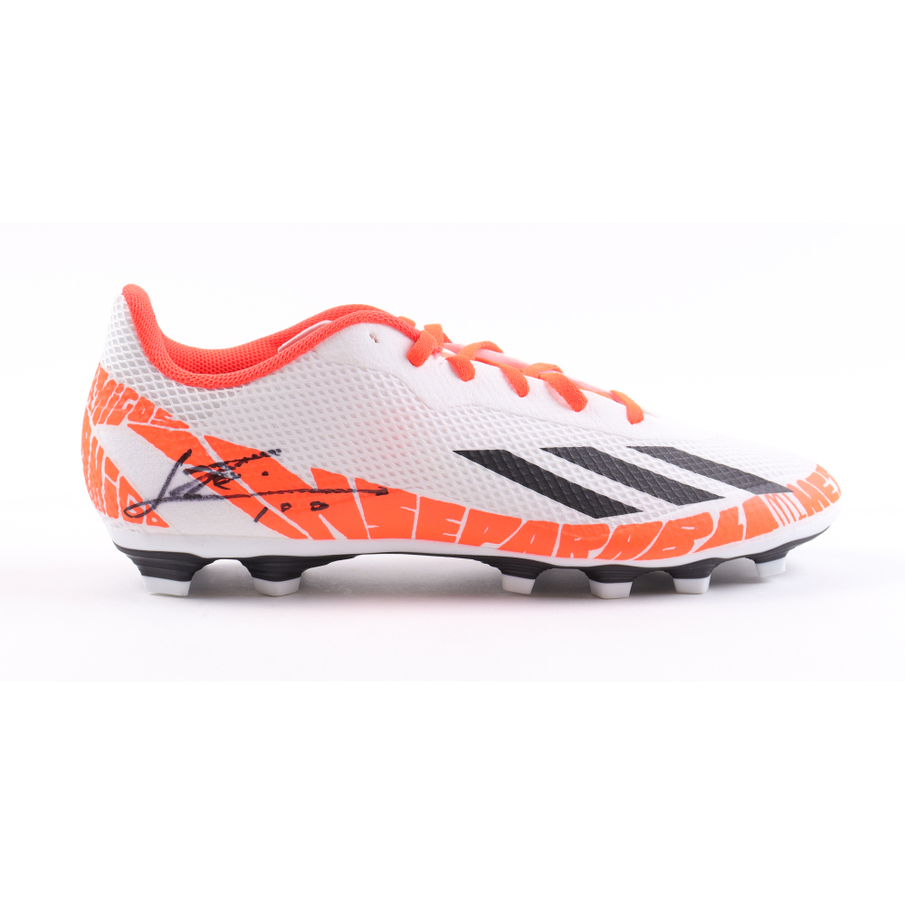 Lionel Messi Signed Adidas X SpeedPortal Messi.4 Cleat Inscribed "LEO ...
