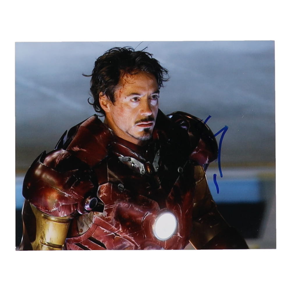 Robert Downey Jr. Signed "Iron Man" 8x10 Photo (AutographCOA ...