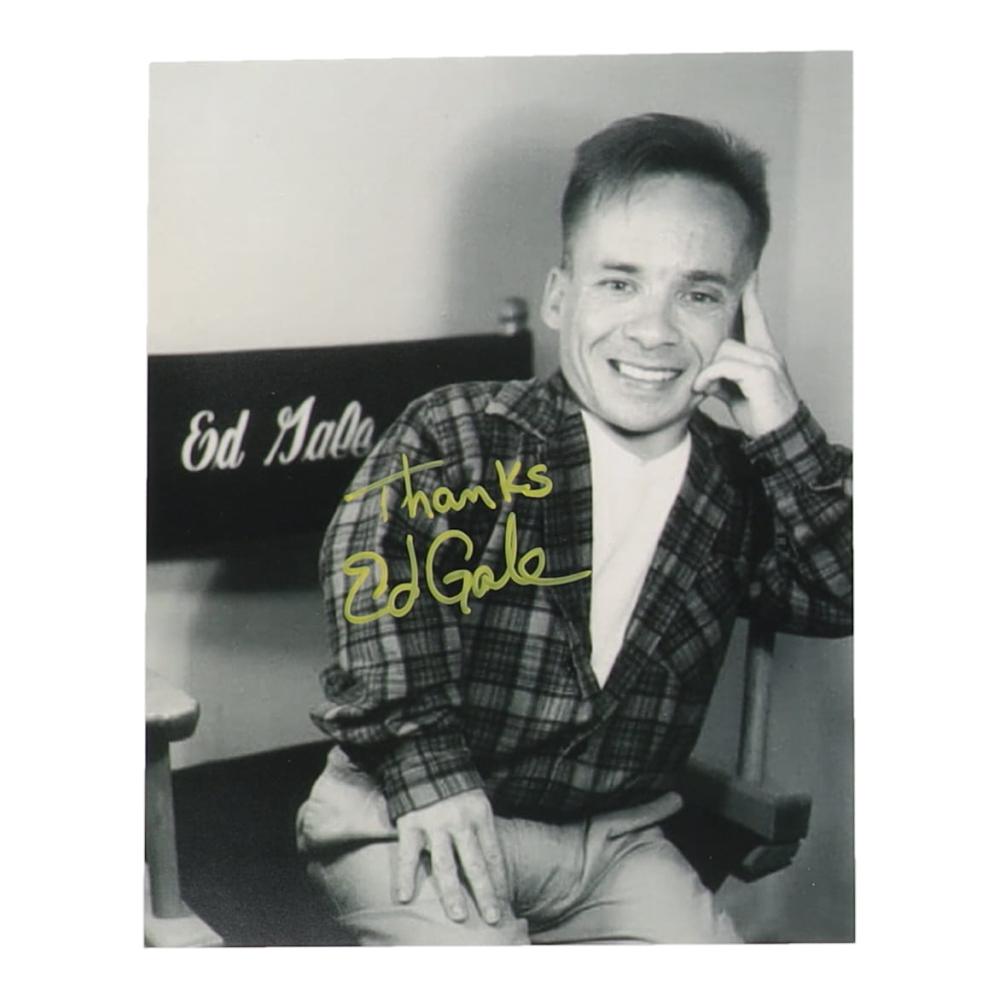 Ed Gale Signed 8x10 Photo Inscribed "Thanks" (ACOA) | Pristine Auction