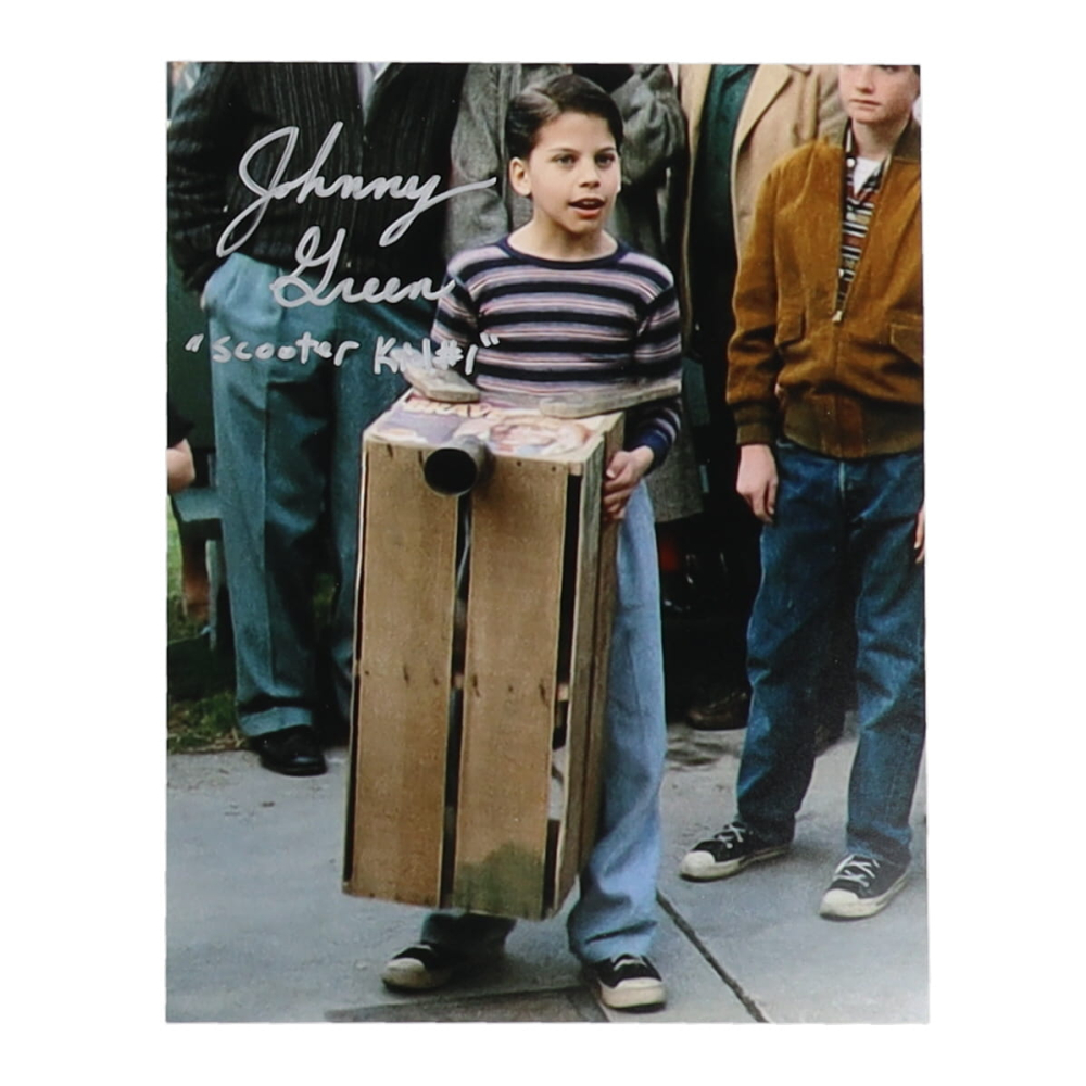 Johnny Green Signed “Back To The Future” 8x10 Photo Inscribed "Scooter Kid #1" (ACOA) | Pristine ...