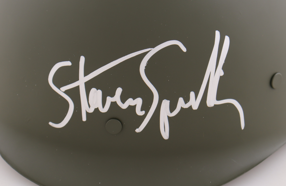 Steven Spielberg Signed "Saving Private Ryan" Army Helmet (Beckett ...