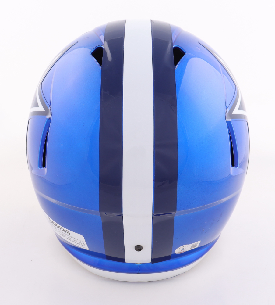 Trevon Diggs Signed Cowboys Full-Size Flash Alternate Speed Helmet ...