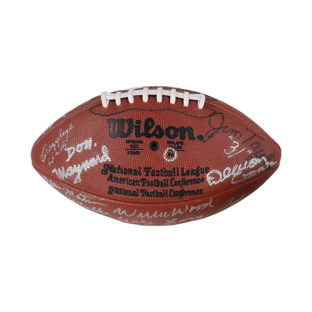 Hall of Famers NFL Football Signed by (17) with Paul Hornung, Jim ...