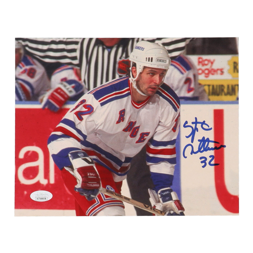Stephane Matteau Signed Rangers 8x10 Photo (JSA) | Pristine Auction