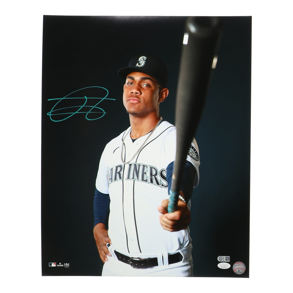 Julio Rodriguez Signed Mariners 16x20 Photo (JSA & USA SM) | Pristine ...