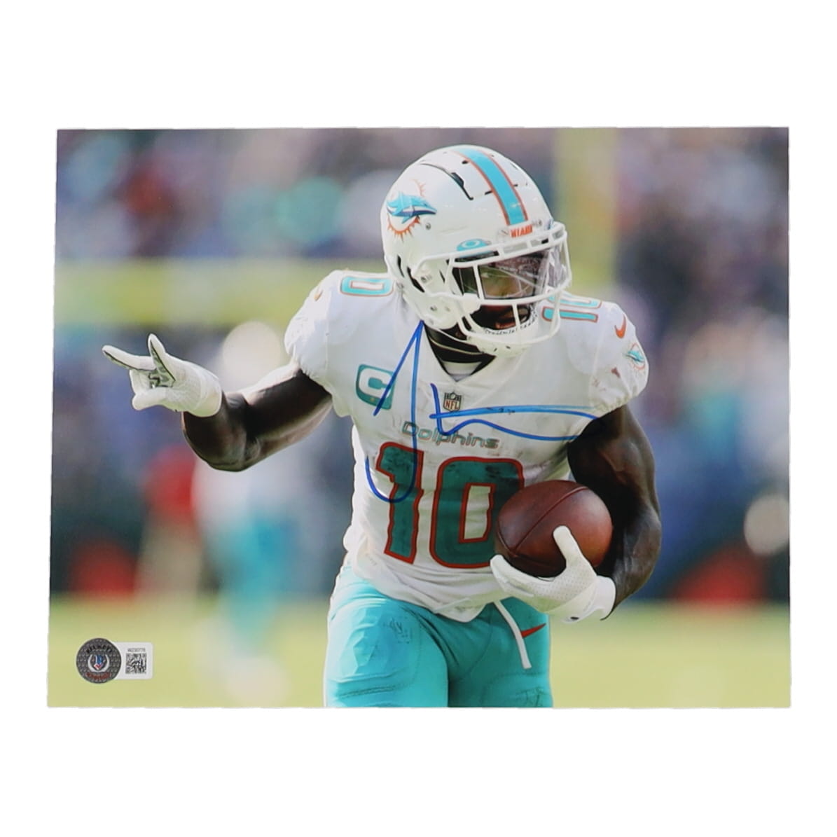 Tyreek Hill Signed Dolphins 8x10 Photo (Beckett) | Pristine Auction