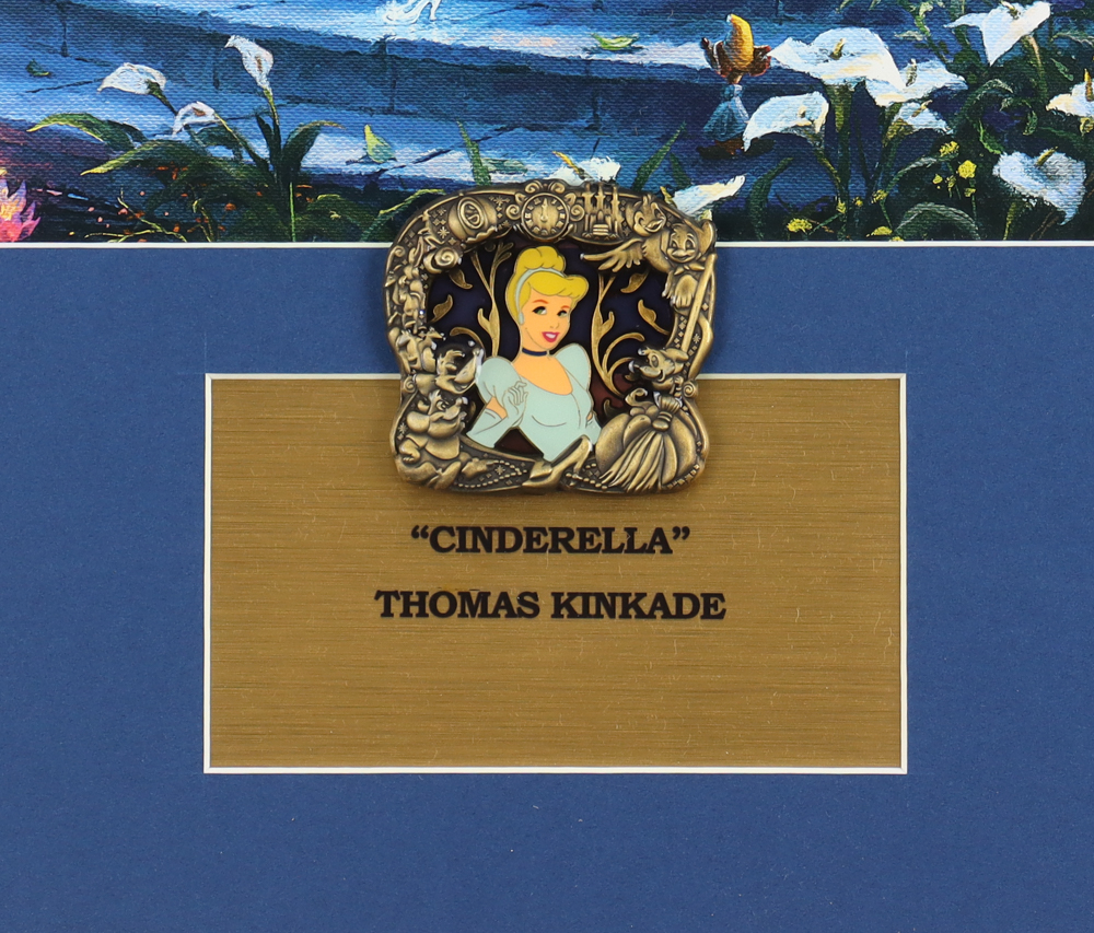 Thomas Kinkade "Cinderella" Custom Framed Print Display with LE ...