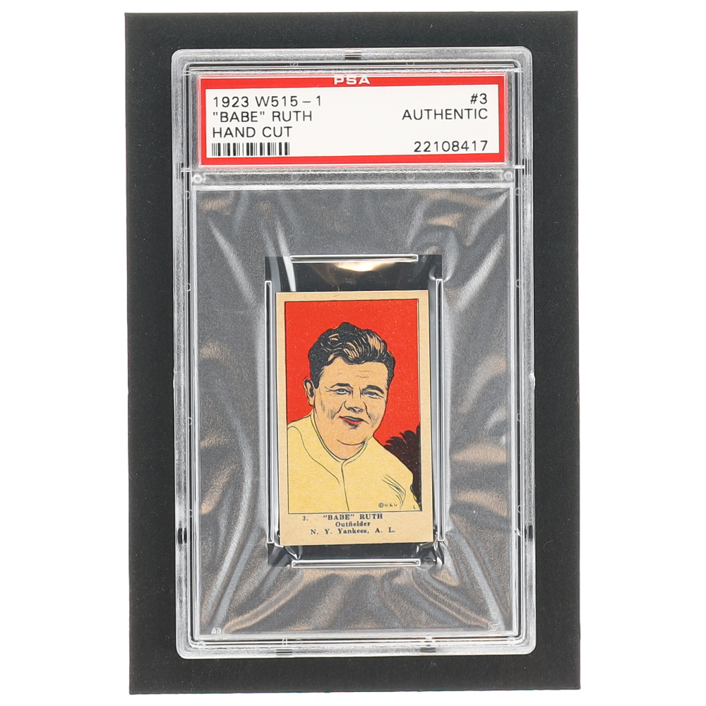 Babe Ruth 1923 W515-1 #3 (PSA Authentic) | Pristine Auction