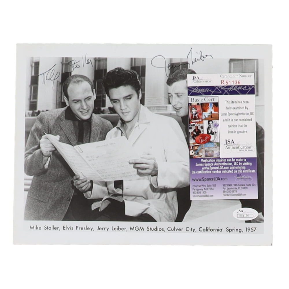 Jerry Leiber and Mike Stoller Signed 8x10 Photo (JSA) | Pristine Auction