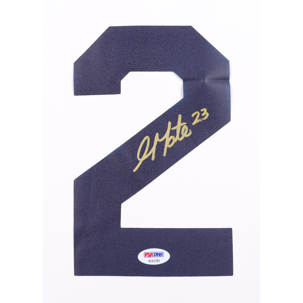 Golden Tate Signed Jersey Number "2" Patch (PSA) | Pristine Auction