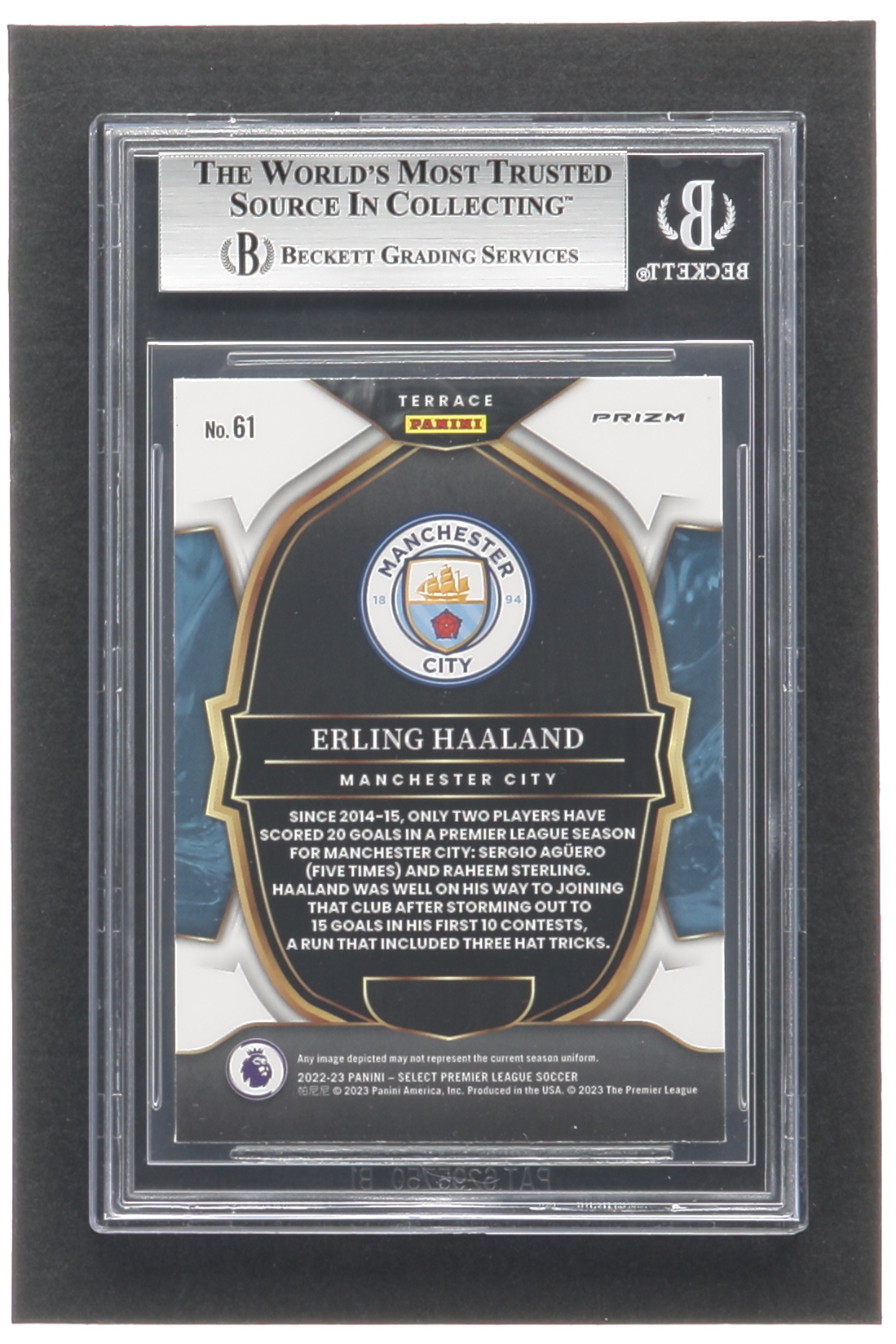 Erling Haaland 2022-23 Select English Premier League Pink Ice #61 (BGS ...