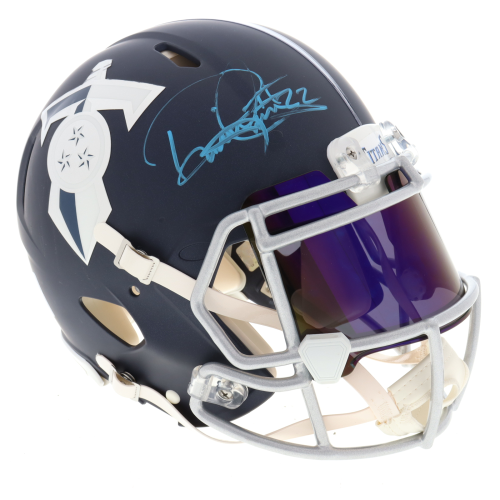 Derrick Henry Signed Titans Full-Size Authentic Helmet with Custom ...