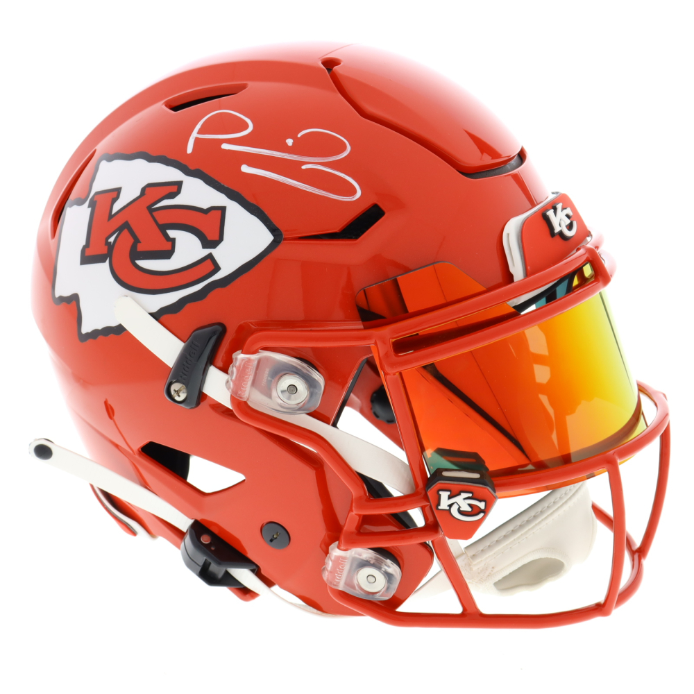 Patrick Mahomes Signed Custom Speed Flex Authentic Full Size Helmet ...