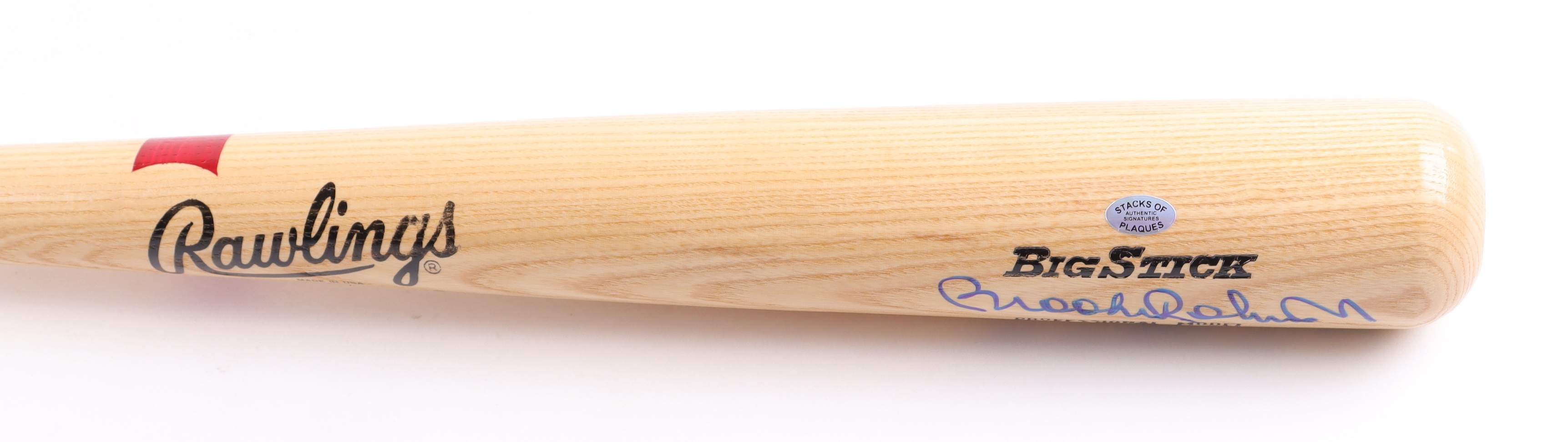 Brooks Robinson Signed Rawlings Adirondack Big Stick Pro Baseball Bat ...