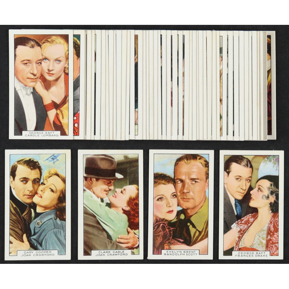 1936 Gallaher Film Partners Complete Set of (48) Cigarette Cards with ...