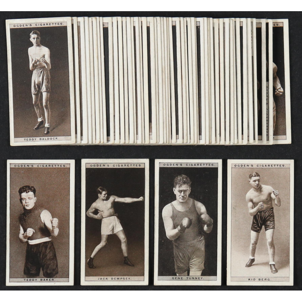 1928 Ogden's Pugilists In Action Complete Set of (50) Cards with Teddy ...