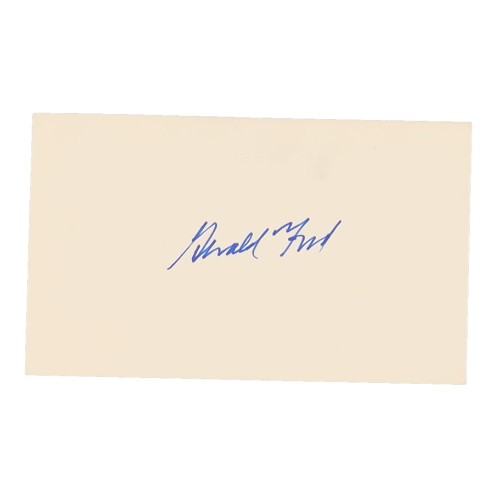 Gerald Ford Signed Cut (JSA) | Pristine Auction