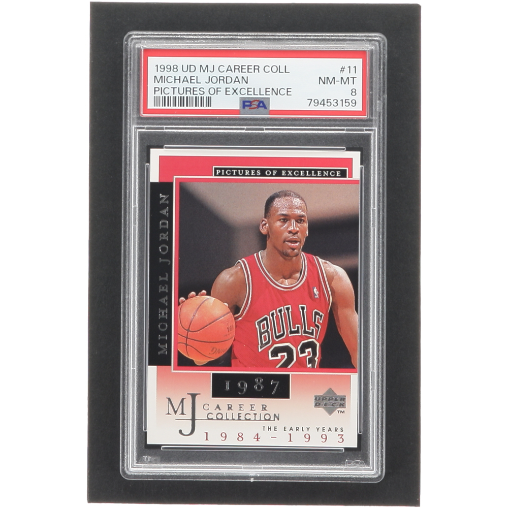 Michael Jordan 1998 Upper Deck Michael Jordan Career Collection #11 ...