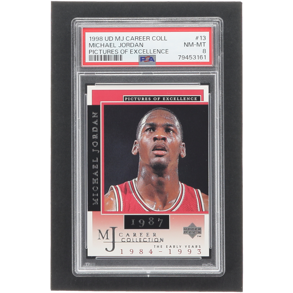 Michael Jordan 1998 Upper Deck Michael Jordan Career Collection #13 ...
