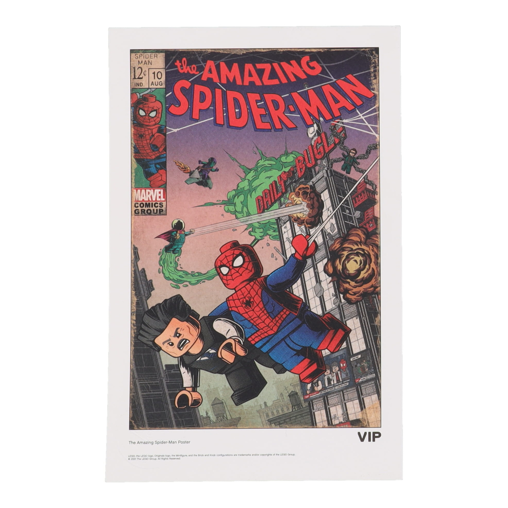 "The Amazing Spider-Man" Lego 7x10 Print | Pristine Auction